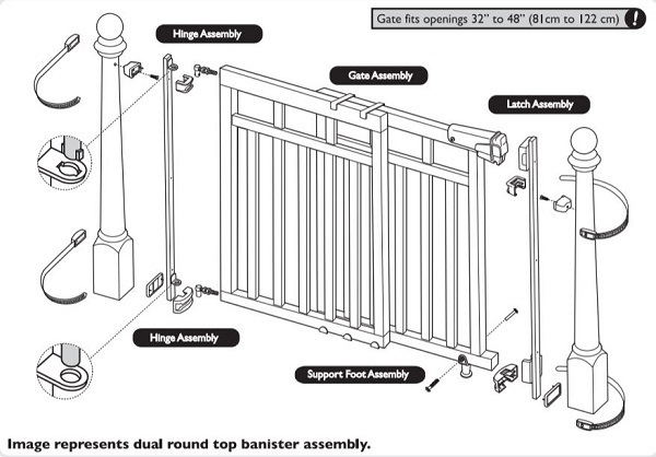 Summer Infant Banister and Stair Baby Gate